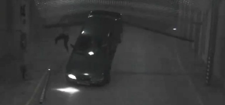 Man Gate Crashes Gate In Midnight Rampage