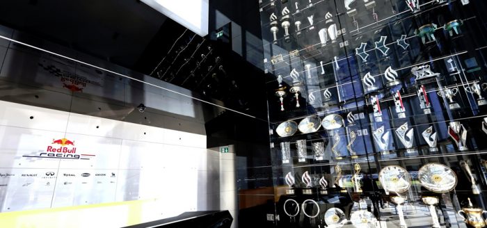 Raiders of The Red Bull F1 Trophy Cabinet