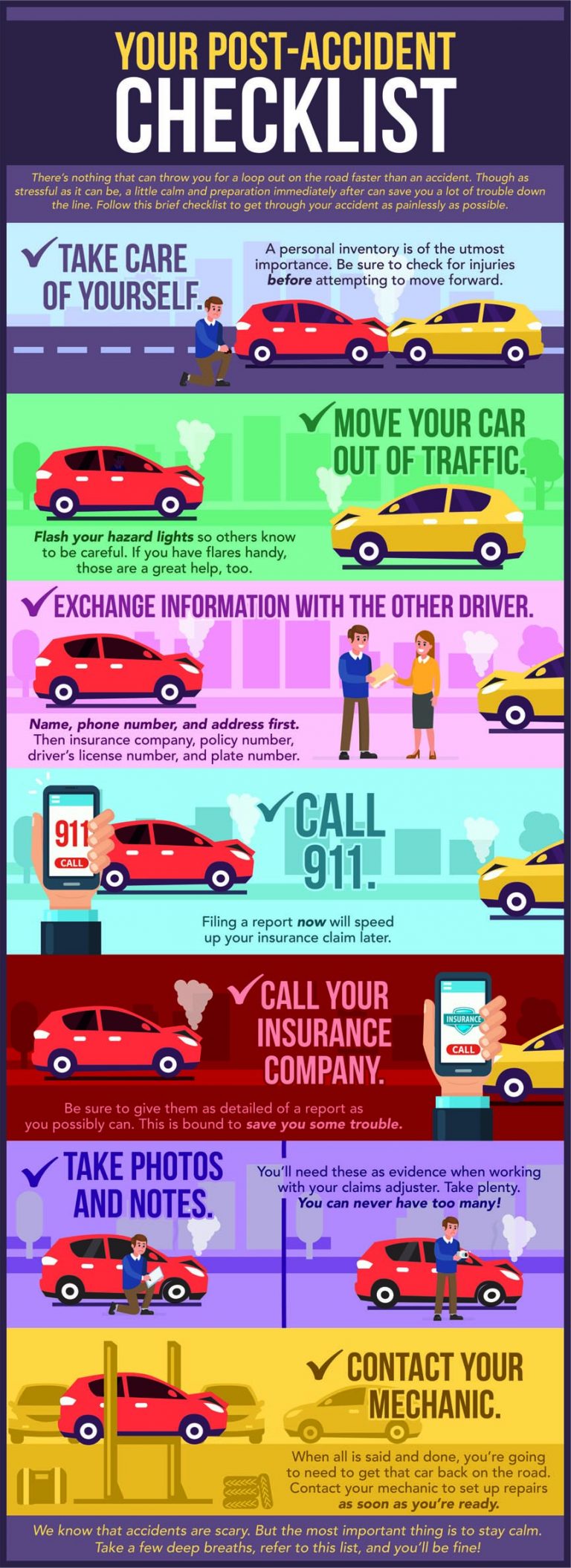 7 Steps To Follow If You Are Ever Involved In A Motor Collision