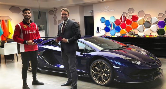 Lord Aleem Specs His LamBROghini Aventador SVJ At The Factory