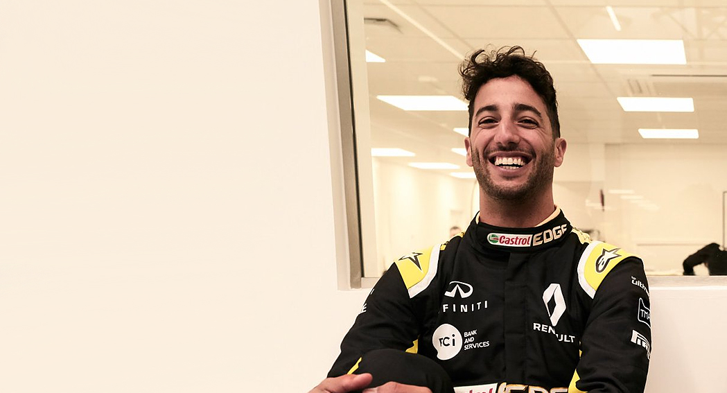 Dapper Dan Ricciardo Suits Up In Renault Colours Ahead of F1 Season