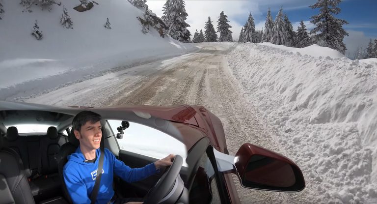 How Does A Model 3 Perform In Snow? Engineering Explained Finds Out
