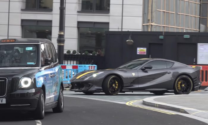 Ferrari 812 Superfast Competizione Dramatically Arrives In London
