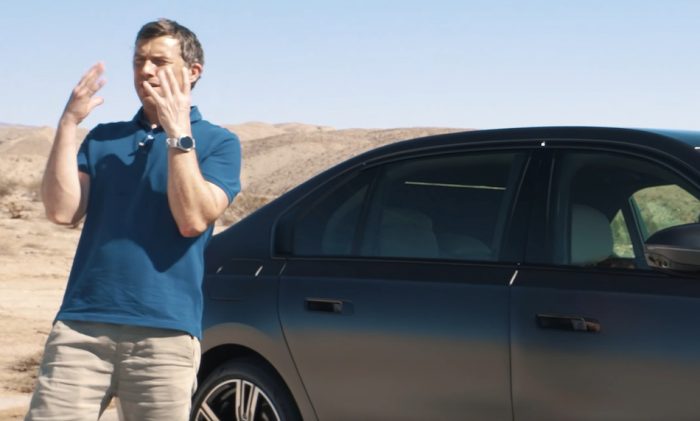 Carwow's Mat Watson Stares Into The Sun During An Eclipse