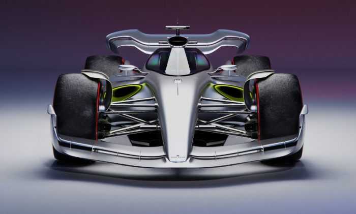 Skinny Rear Wing F1 Concept Car Revealed