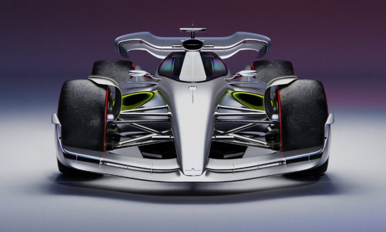 Skinny Rear Wing F1 Concept Car Revealed