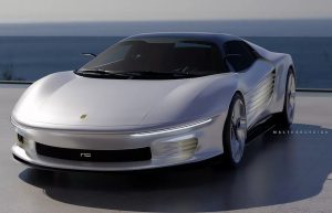 Concept Artist Creates Contemporary Ferrari Testatrossa Concept