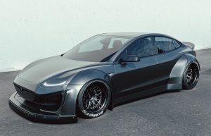 Saleem Model 3 is Stanced With A Saleem Ultra Widebody Bodykit