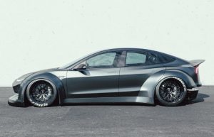 Saleem Model 3 is Stanced With A Saleem Ultra Widebody Bodykit
