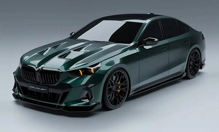 This Widebody BMW i5 Is The Incredible Hulk of Bimmer Mods