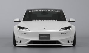 Lowrider: Liberty Walk Reveals New Tesla Model 3 Widebody Kit