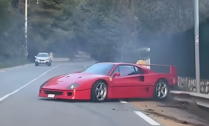 UH-OH, Someone Pranged Lando Norri's Rare Ferrari F40