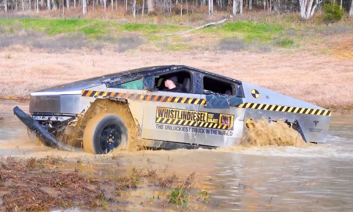 WhistlinDiesel Properly Durability Tests The Cybertruck